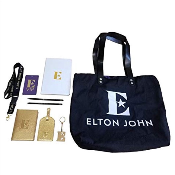 Bags | Elton John Farewell Tour Vip Swag Bag | Poshmark